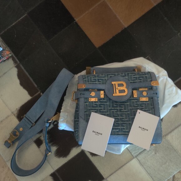 Balmain | Bags | Balmain Denim Bag New | Poshmark